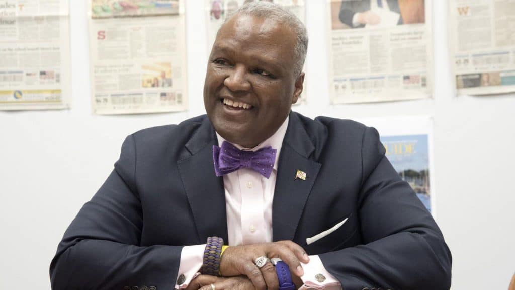 Rushern Baker is raising money?