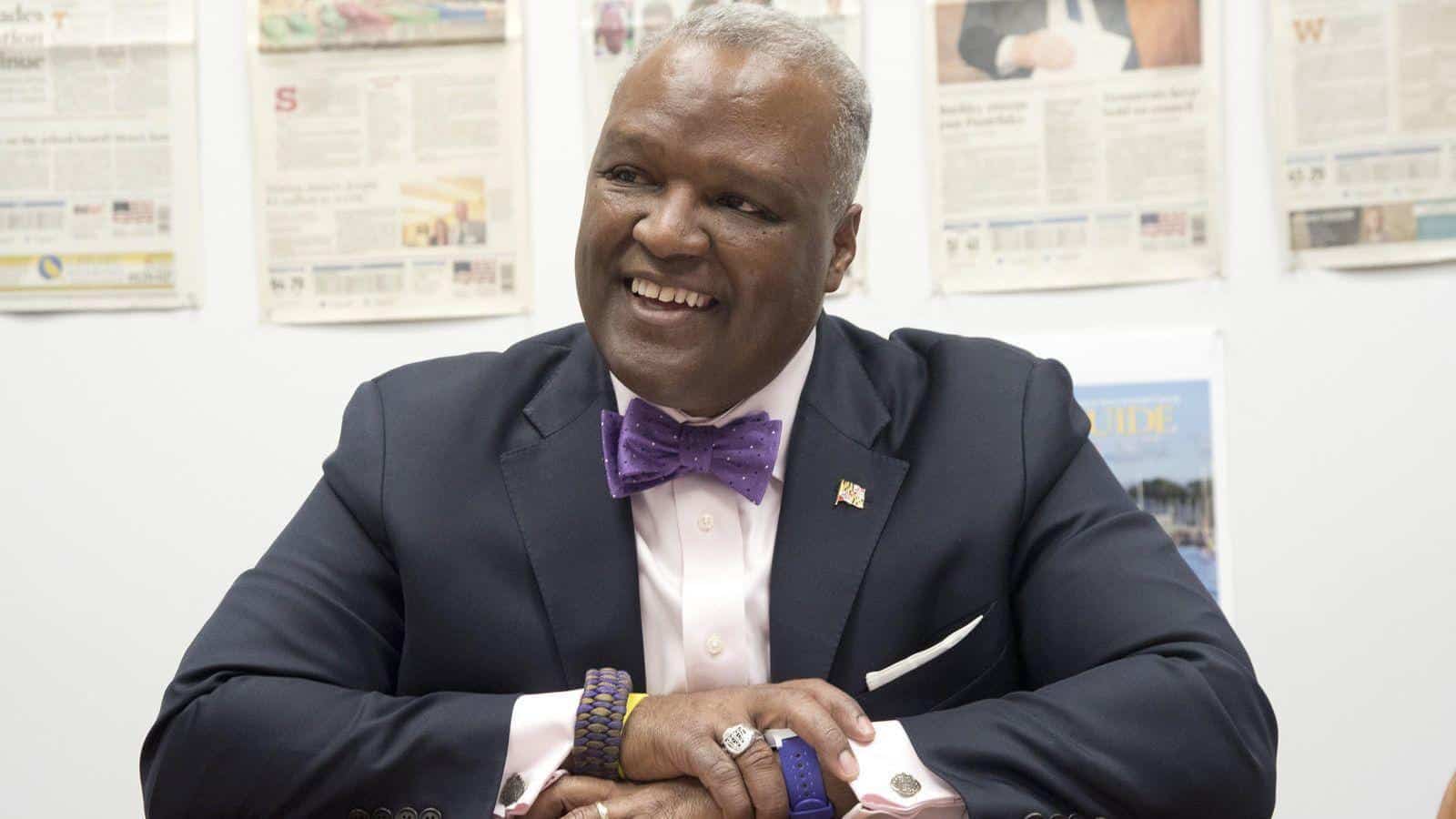 Rushern Baker is raising money?