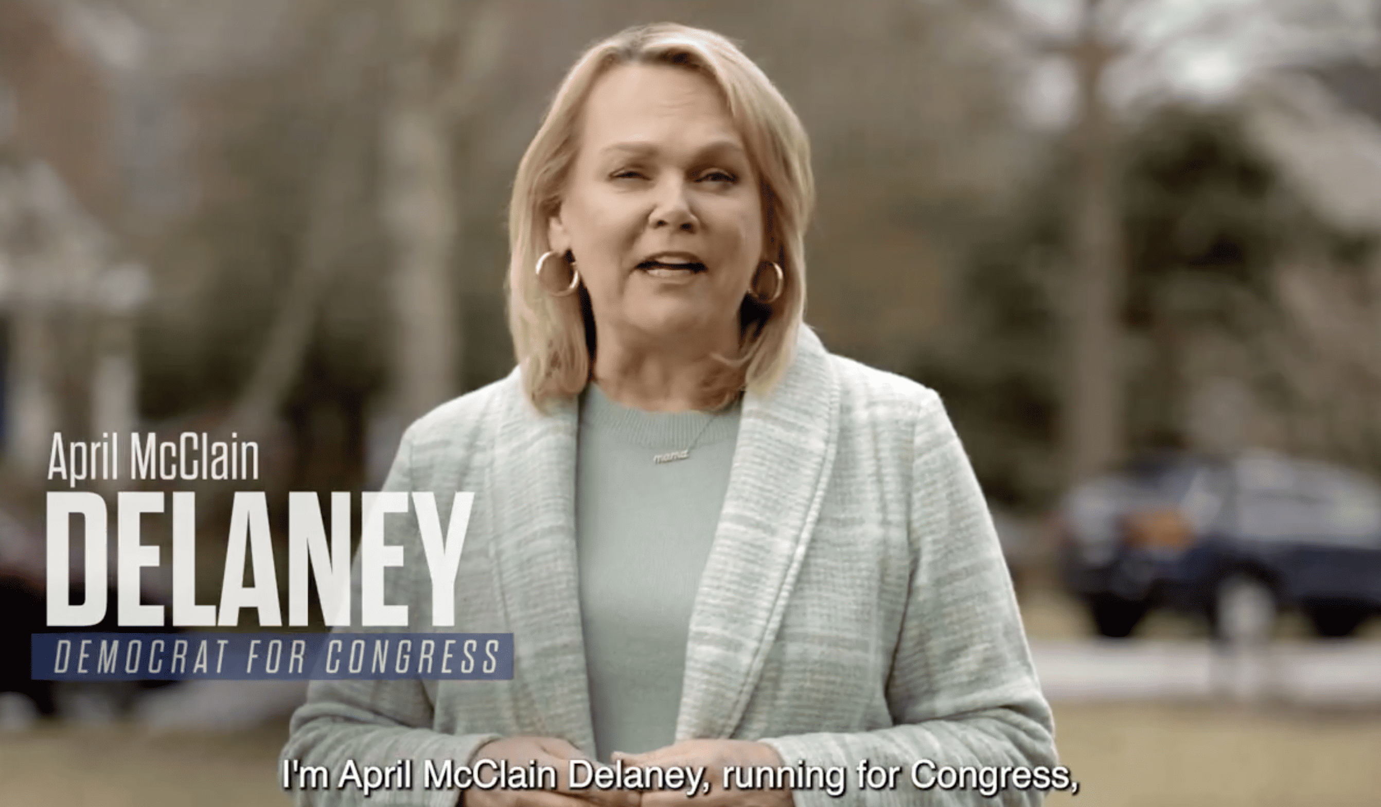 April McClain Delaney Releases 1st TV Ad, Gathers Support